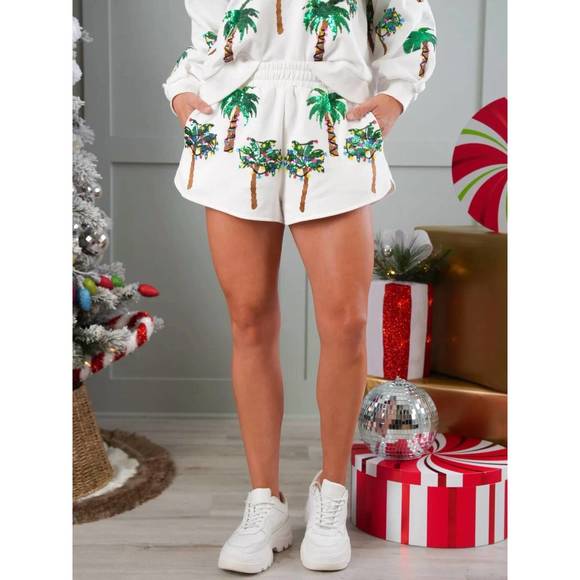 QUEEN OF SPARKLES | Shorts | New Queen Of Sparkles Light Palm Tree ...